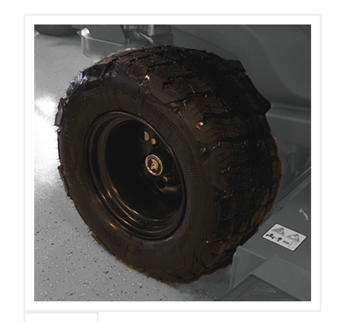 Spartan 24X10.50-12 Radial Tire & Wheel Assembly for RT/SRT/KG 54” Mowers | Driven Mobile ...